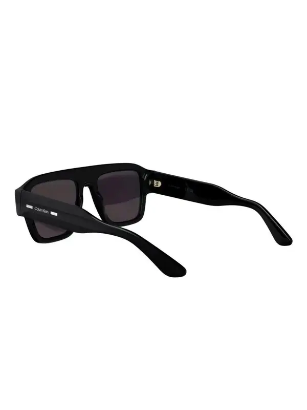 Calvin Klein Rectangle Frame Sunglasses - Black