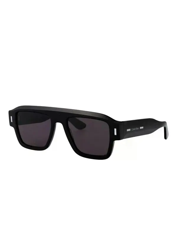 Calvin Klein Rectangle Frame Sunglasses - Black
