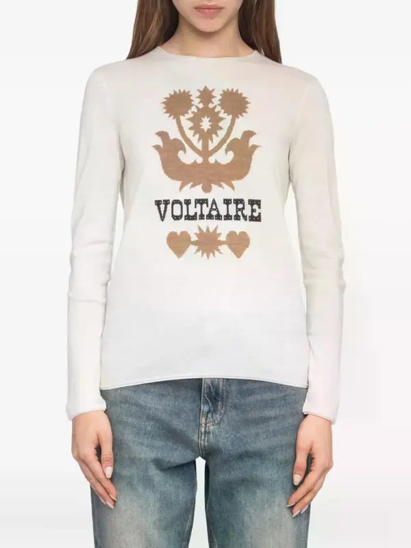 Zadig&Voltaire Teissa Floral Embellished Sweater