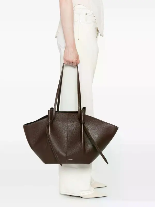 Yuzefi Large Mochi Tote Bag - Brown