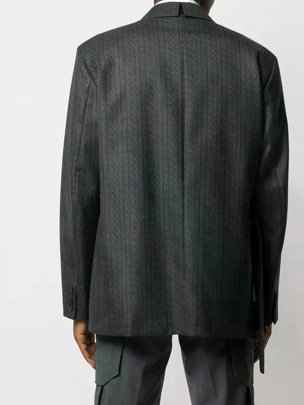 Valentino Garavani Vltn Print Single-breasted Blazer