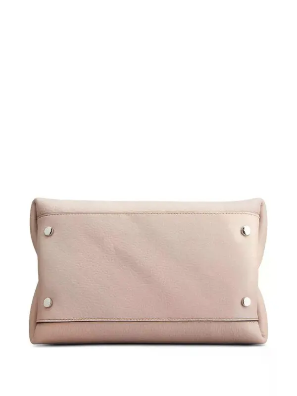 TOD'S Micro Leather Tote Bag - Neutrals