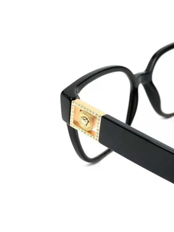 Versace Medusa-charm Square-frame Glasses