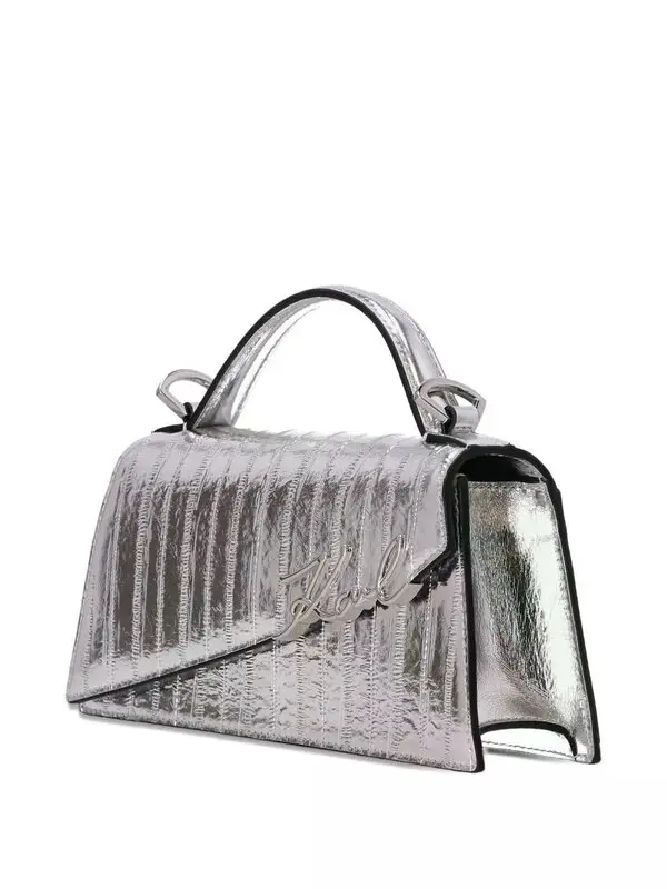 Karl Lagerfeld Metallic Tote Bag
