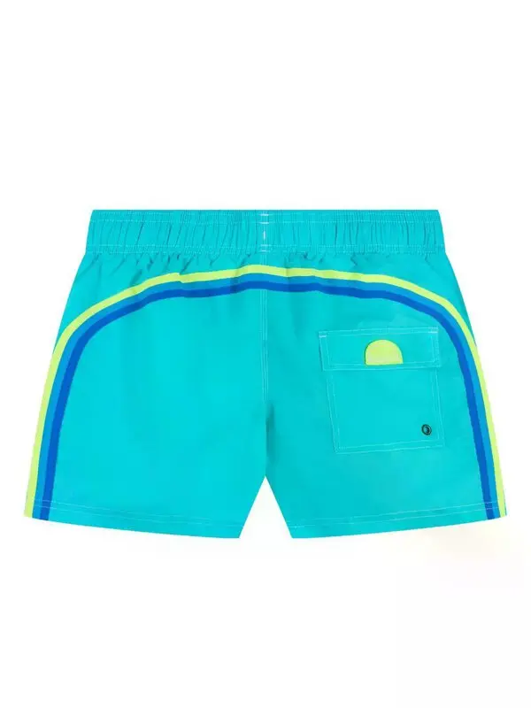 Sundek Striped Swim Shorts