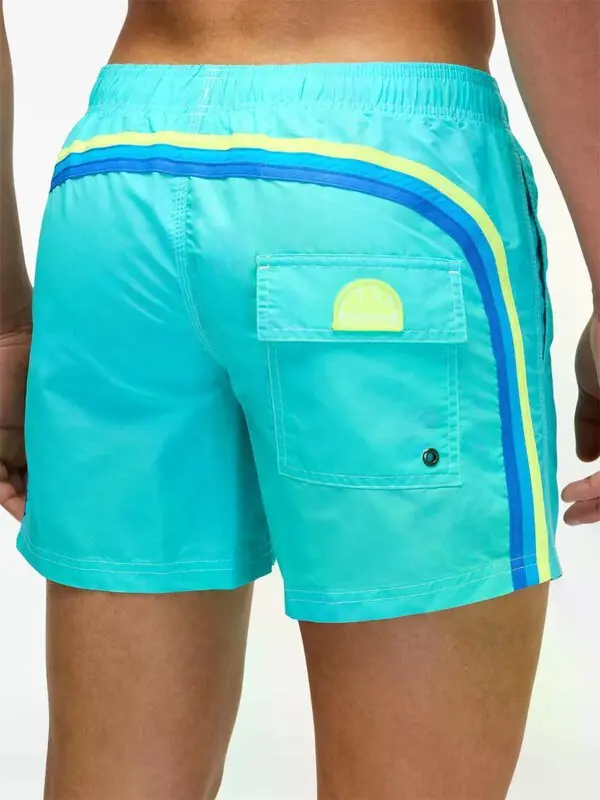 Sundek Striped Swim Shorts