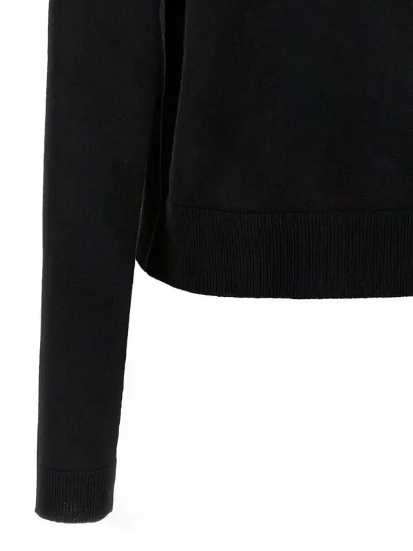 Moschino Teddy Bear Intarsia Crew Neck Sweater