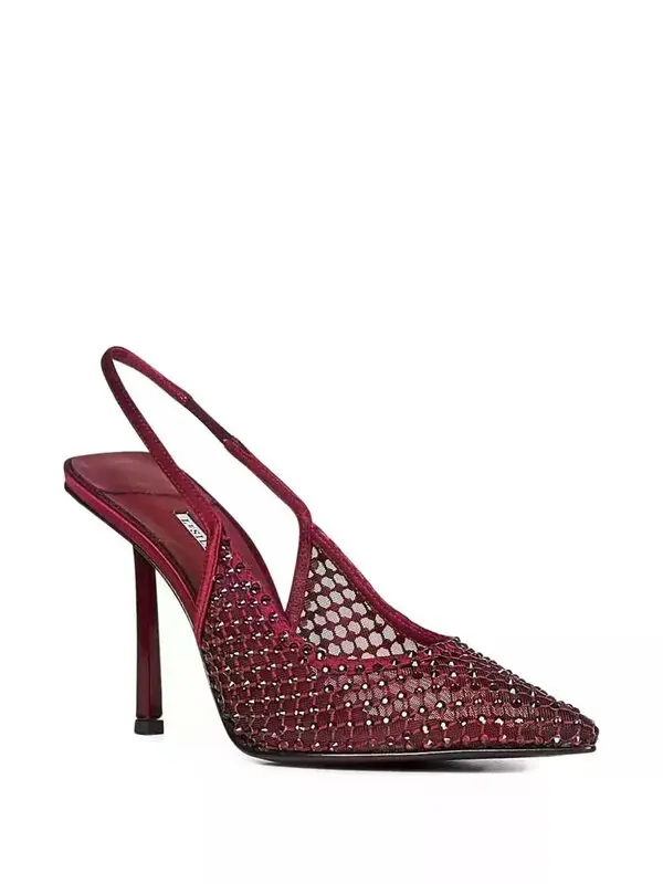 LE SILLA Gilda Crystal-embellished Slingback Pumps
