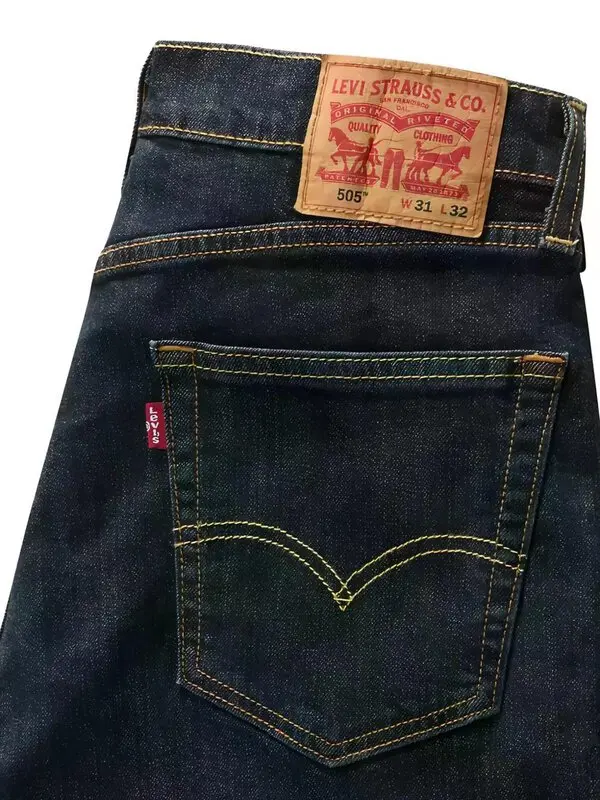 LEVI'S 505 Regular Fit Five-pocket Jeans - Blue