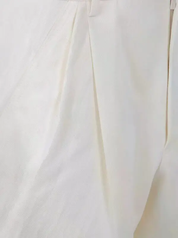 Brunello Cucinelli Pleated Cotton Trousers
