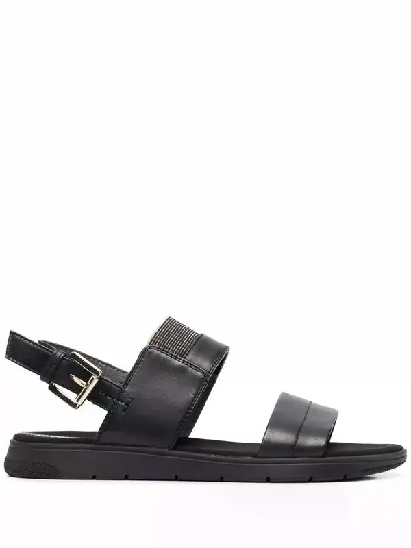 Geox Dandra Slingback Sandals With Metallic Detailing