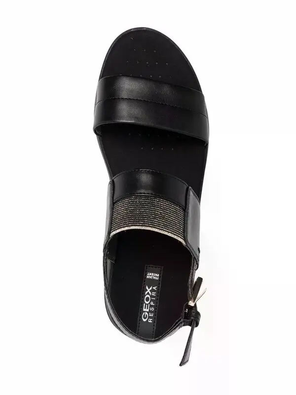 Geox Dandra Slingback Sandals With Metallic Detailing