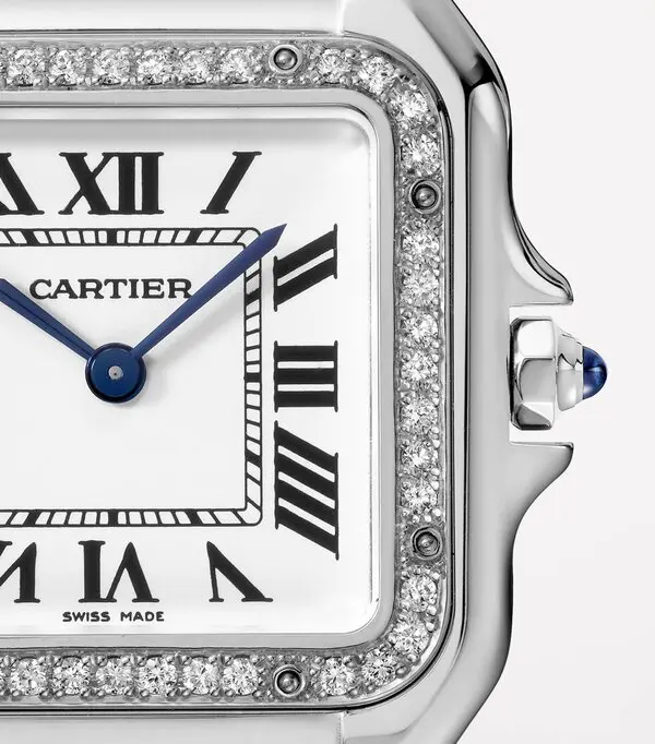 Cartier Panthère De Stainless Steel And Diamond Watch