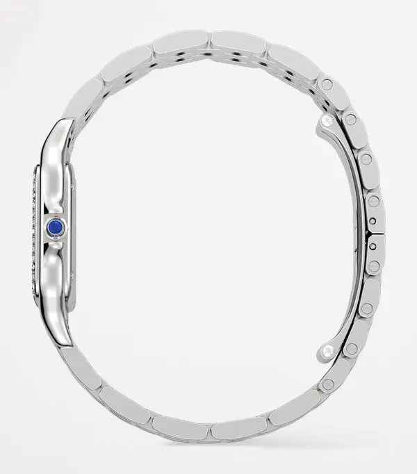 Cartier Panthère De Stainless Steel And Diamond Watch