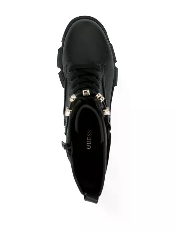 Guess Madox Logo Plaque Boots