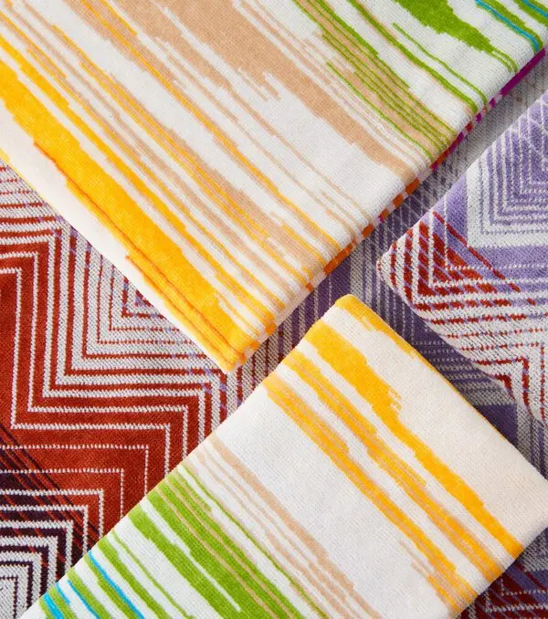 Missoni Marea Set Of 2 Cotton Terry Towels - Multicoloured