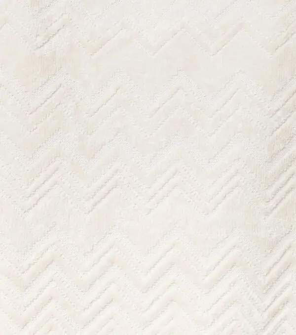 Missoni Chalk Zigzag Cotton Terry Bathrobe