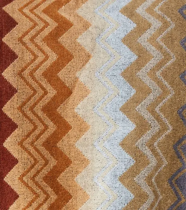 Missoni Giacomo Zigzag Cotton Terry Bathrobe - Multicoloured