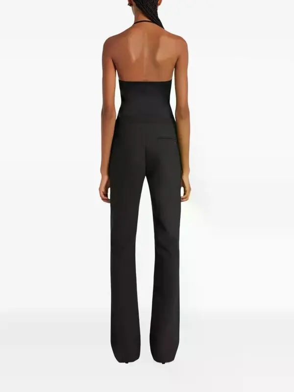 COURREGES Lace-trimmed Camisole Top - Black