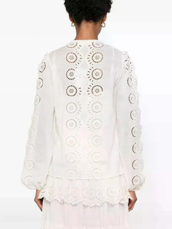 Zimmermann Lucky Embroidered Blouse