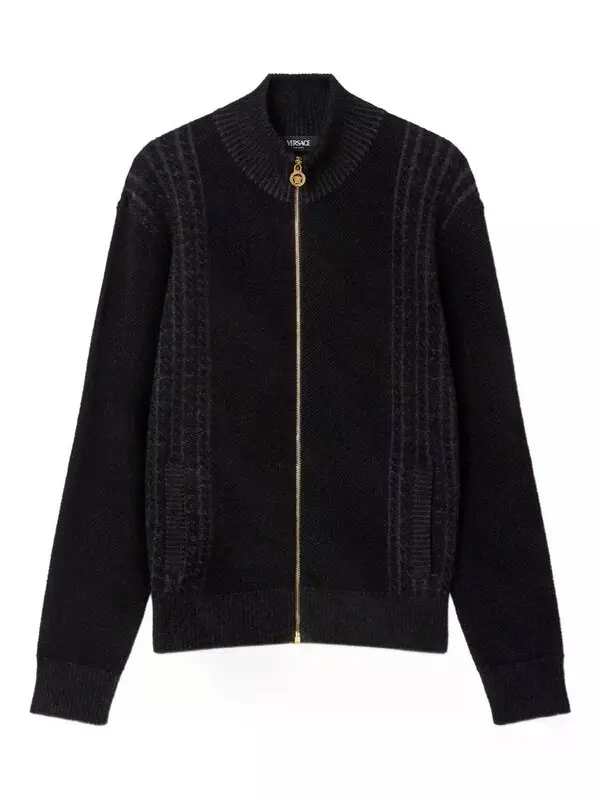 Versace Medusa Zip Cardigan