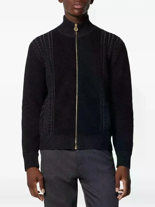 Versace Medusa Zip Cardigan