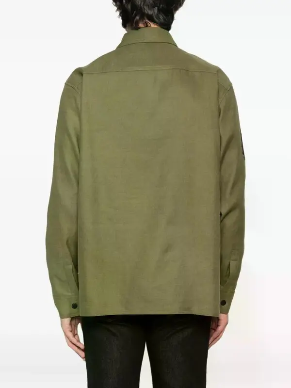 Balmain Embroidered-patch Pocket Shirt