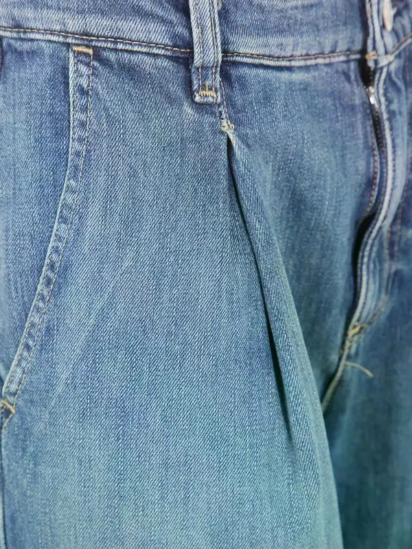 Ralph Lauren Pleated Wide-leg Jeans