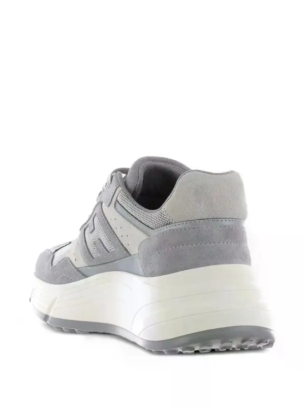Hogan Lace-up Suede Sneakers - Grey