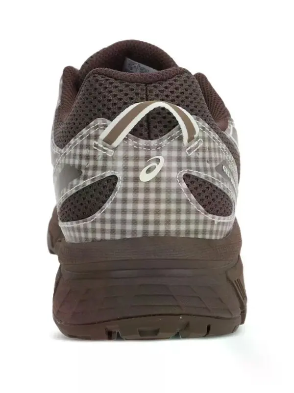 Asics X Story Mfg Gel-venture Checked Sneakers - Brown