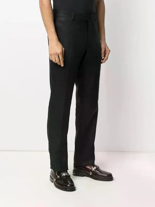 BILLIONAIRE Embroidered Crest Tailored Trousers