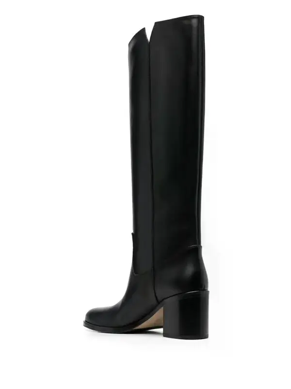 VIA ROMA 15 Leather Knee-length Boots