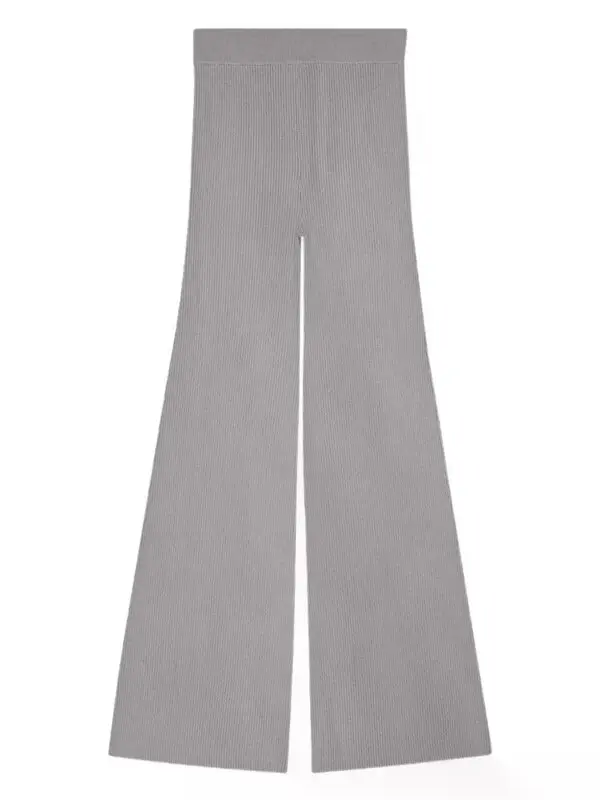 Remain Birger Christensen Ribbed Knit Trousers - Grey