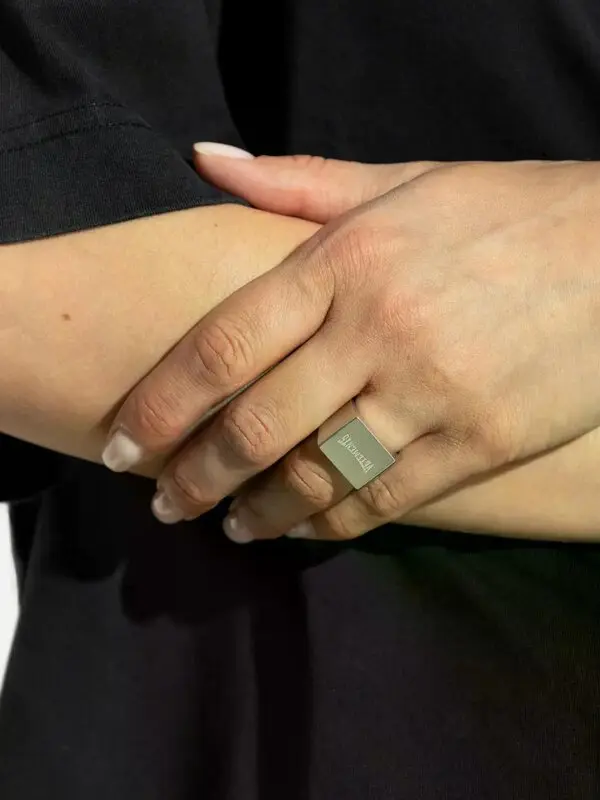 Vetements Rectangular Signet Ring