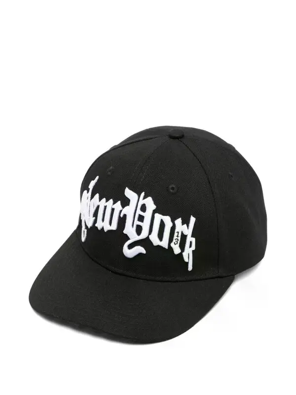 R13 New York-embroidered Cap - Black