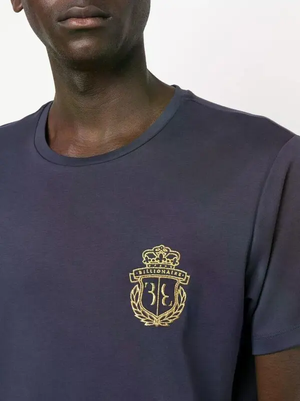 BILLIONAIRE Crest-motif Short-sleeved T-shirt