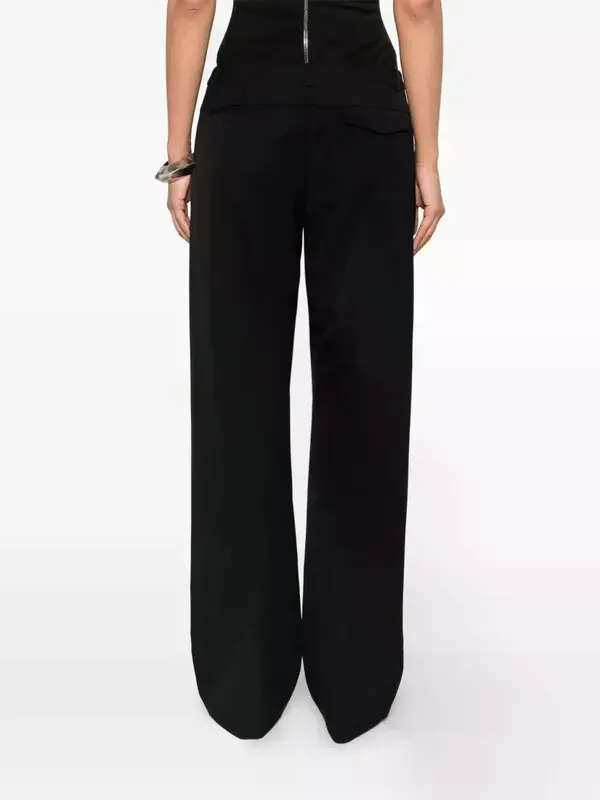 ST. AGNI Panelled Slim-cut Trousers