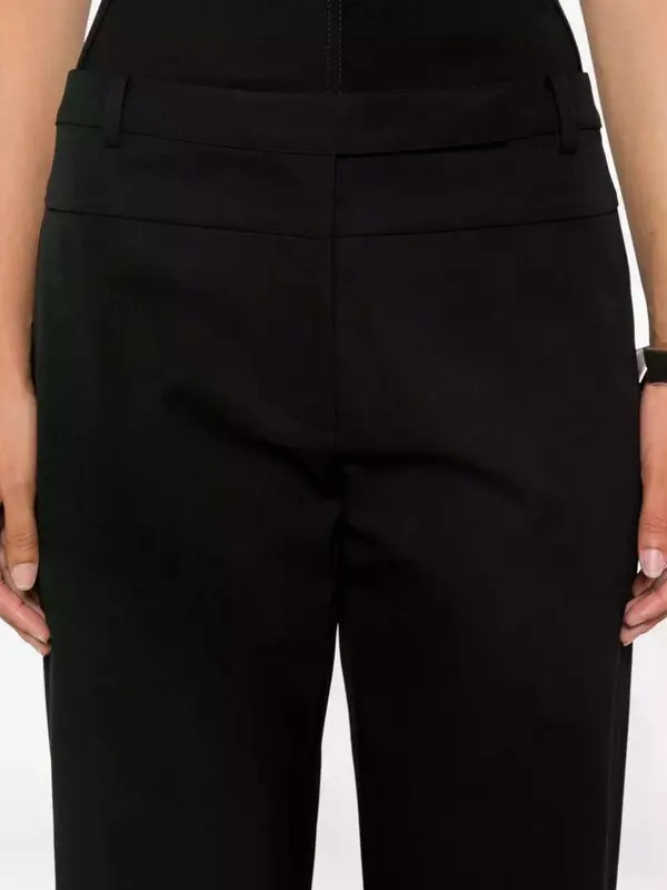 ST. AGNI Panelled Slim-cut Trousers