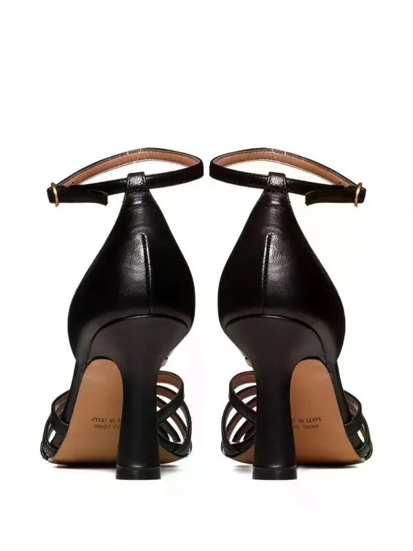 POCHE PARIS 80mm Lilou Ankle-strap Sandals - Brown