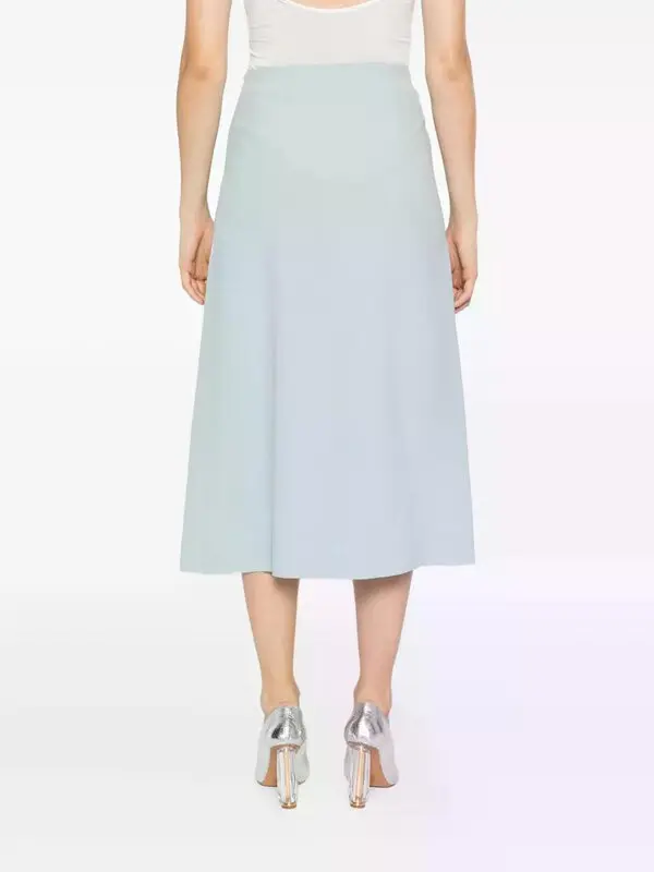 Ermanno Scervino Pleat-detailed Midi Skirt