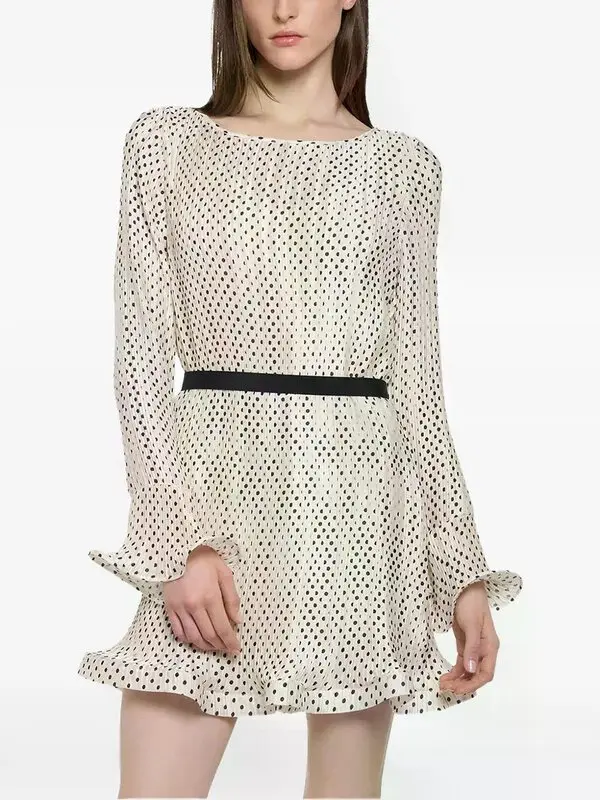 SIMONA CORSELLINI Polka-dot Mini Dress