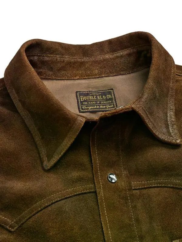 Ralph Lauren Suede Shirt Jacket - Brown