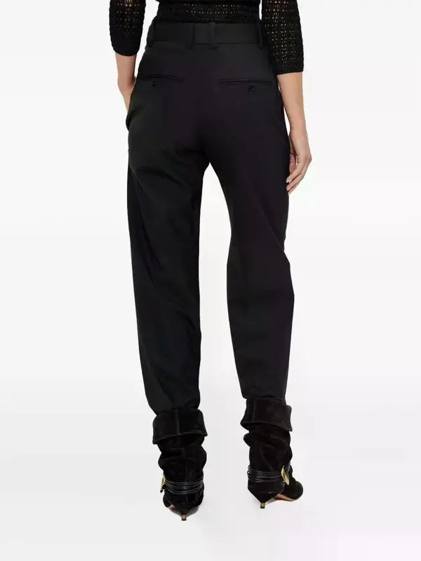 Isabel Marant Étoile Virgin Wool-blend Straight-leg Trousers