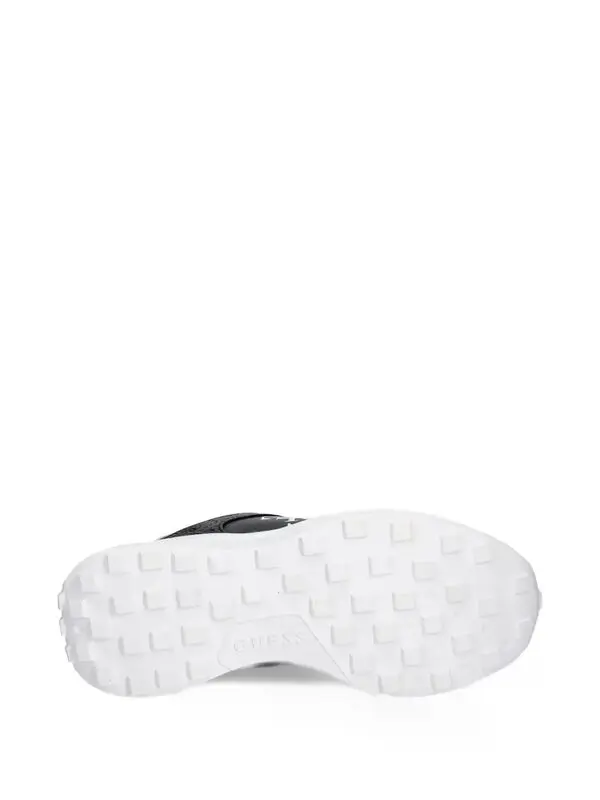 Guess Logo Plaque Leather Sneakers