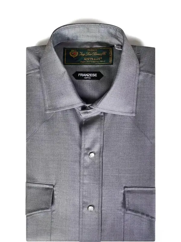 FRANZESE COLLECTION Yoke Patch-pocket Shirt