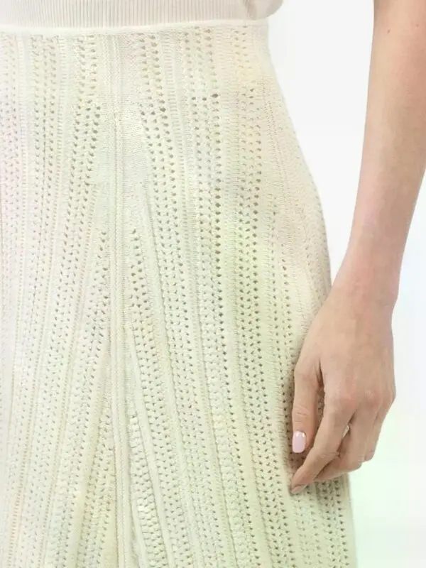Dorothee Schumacher Open-knit A-line Mini Skirt