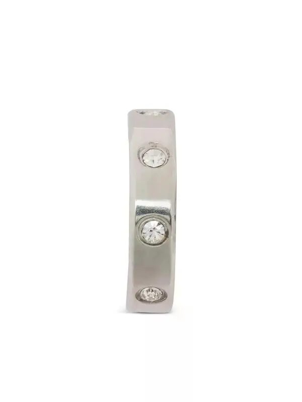 Kate Spade New York Crystal-embellished Hoop Earrings - Silver