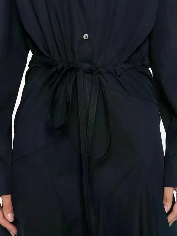 N°21 Button-down Midi Dress With Flared Hem