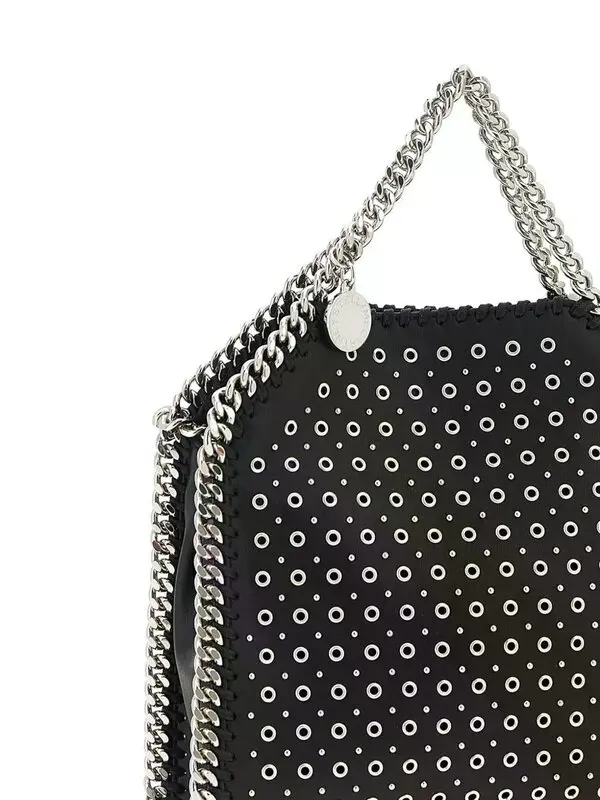 Stella McCartney Tiny Falabella Stud-embellished Tote Bag - Black