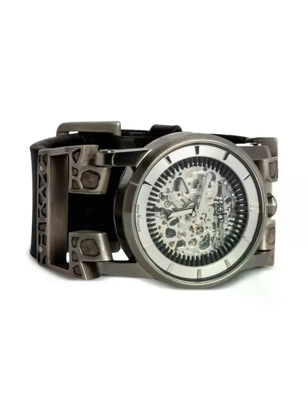 PARTS OF FOUR Skeleton Mega Pave Watch